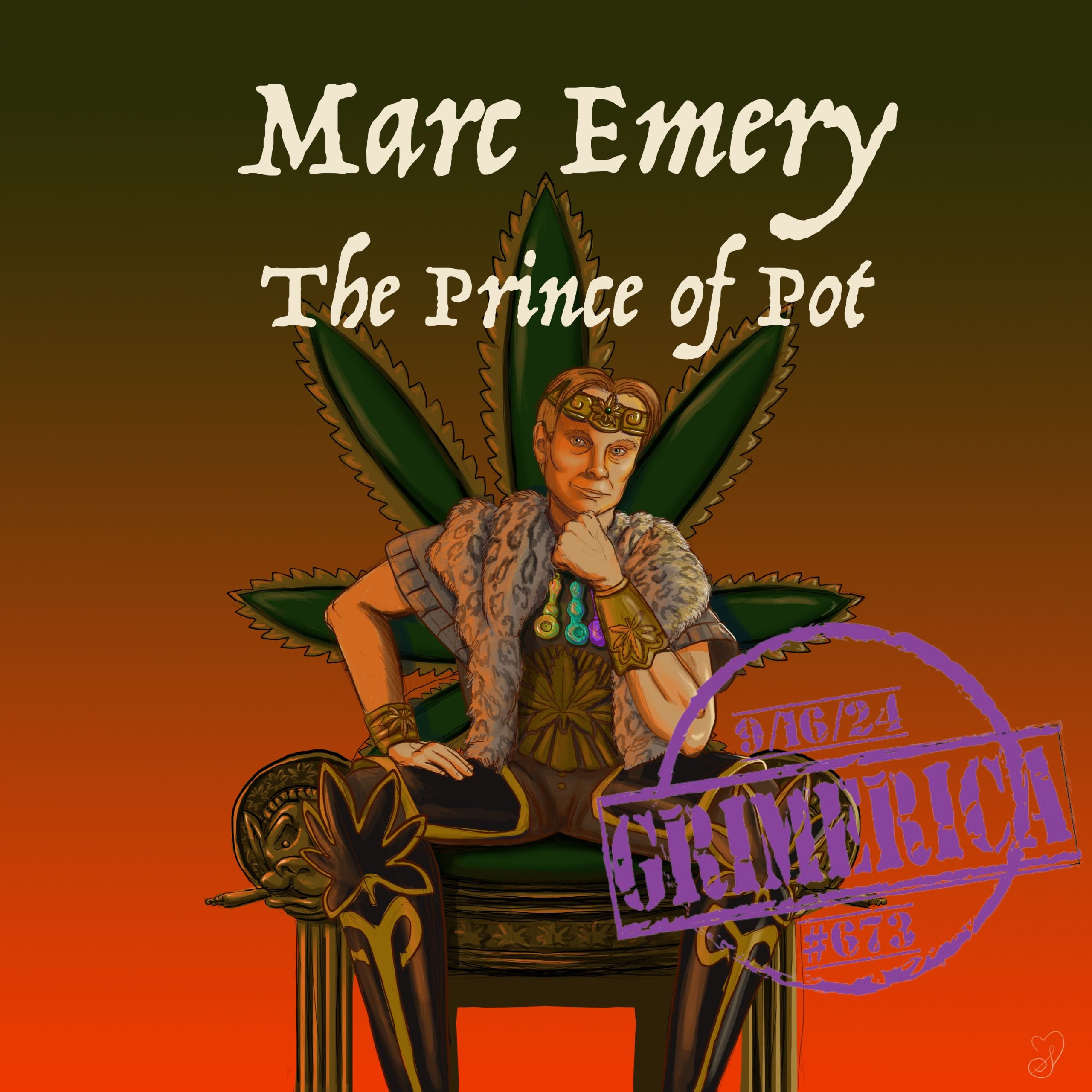 #673 – Marc Emery – The Prince of Pot – The Grimerica Show